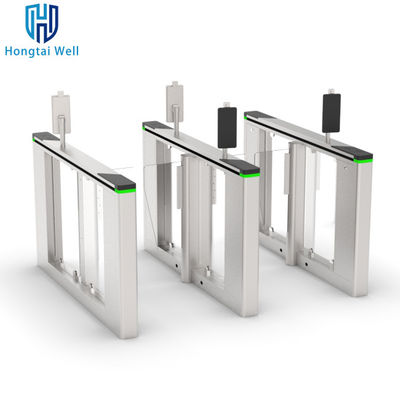 Automatic High Speed Face Recognition Turnstile Gate 980MM Height For ...