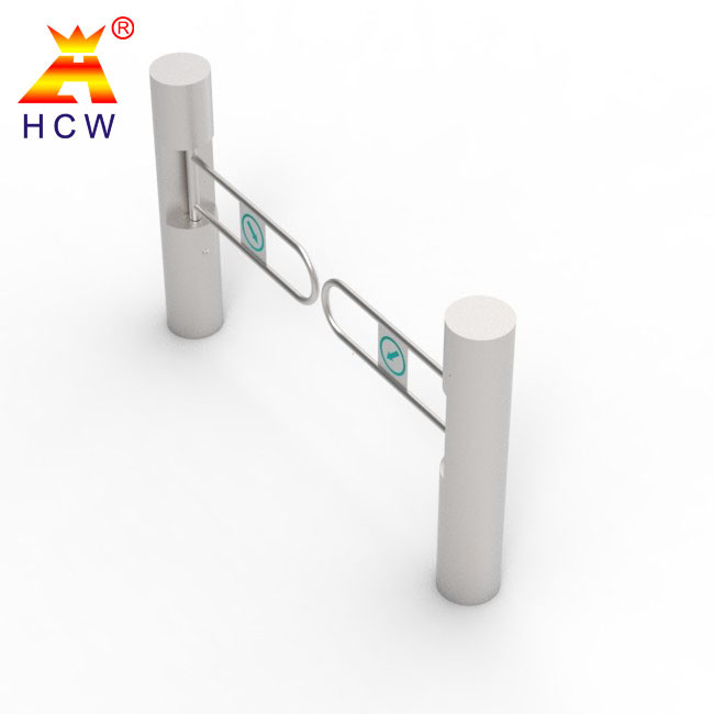Entrance / Exit Swing Turnstile Gate Fully Automatic Bridge Type Two Way