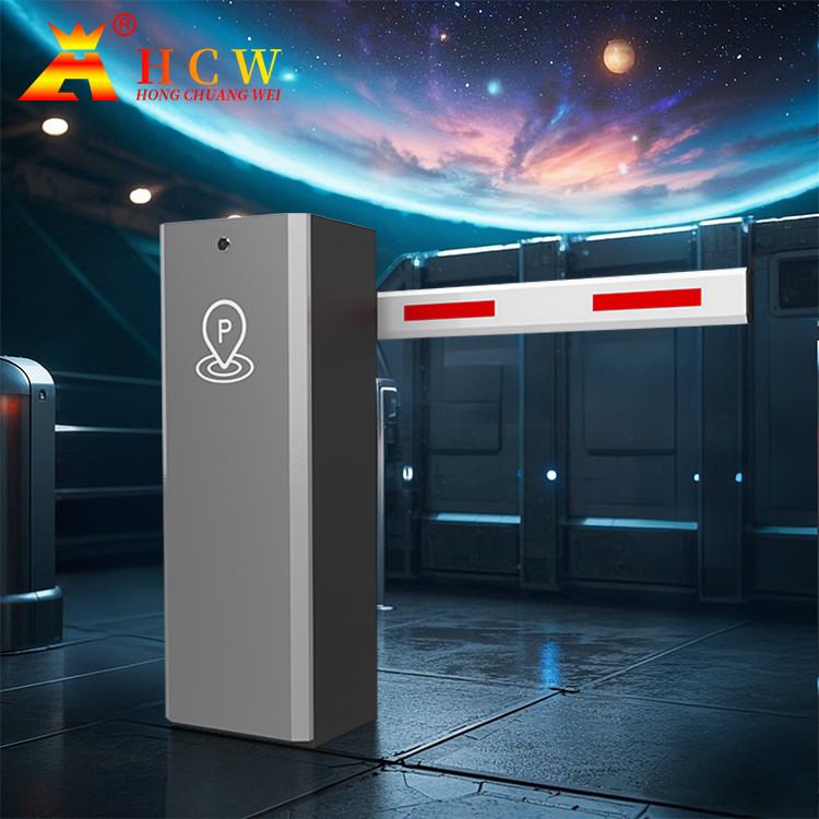 HCW Full Automatic Parking System Straight Boom Barrier , 1-6m Arm RFID ...