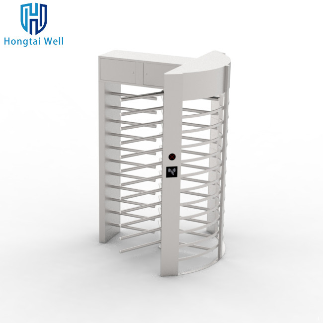 Manual Metal Revolving Gate Turnstile SS304 Full Height Door Gate