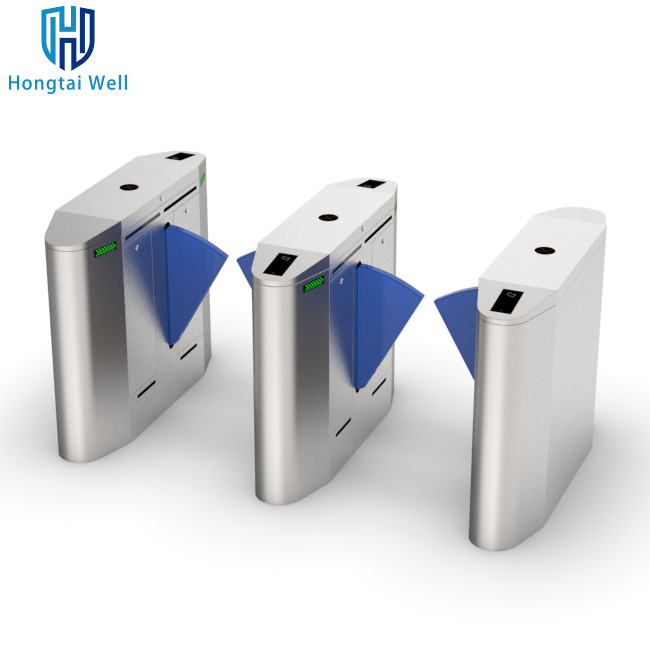 Smart RFID Card Retractable Flap Barrier Gym Turnstile Pedestrian ...
