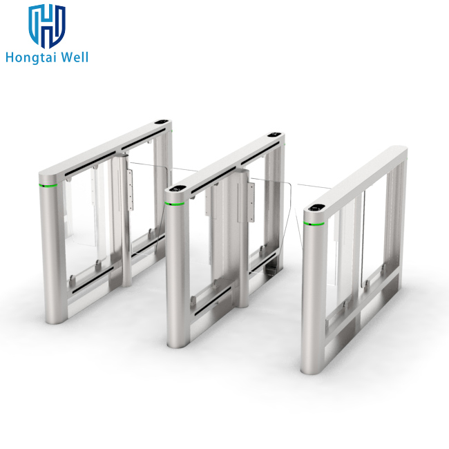 Sliding Speed Gate Turnstile 500-950mm Entrance Width Speedlane Swing ...