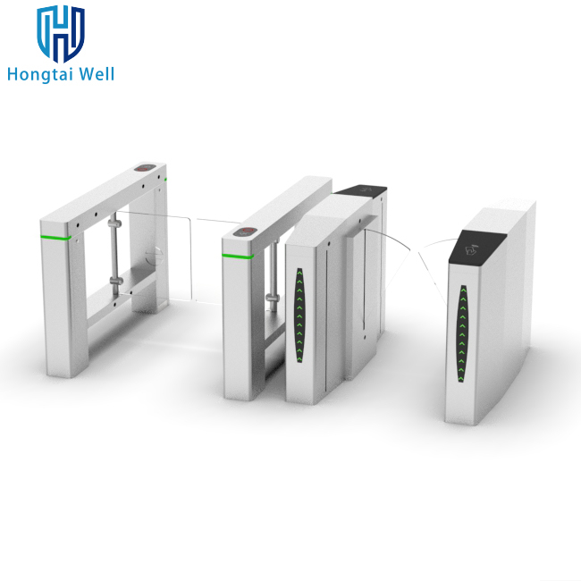 Gym Smart RFID Card Flap Barrier System Access Control Turnstile Gate